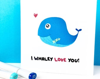 Animal pun card | Etsy