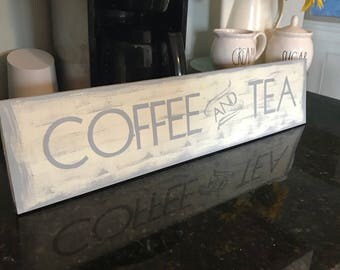 Coffee and tea signs | Etsy