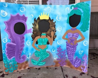 Mermaid photo booth | Etsy