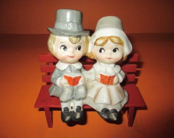 Pilgrim figurine | Etsy