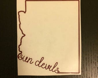 Arizona sun devils | Etsy
