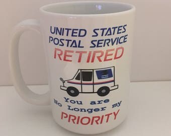 Retirement mug | Etsy