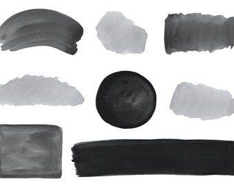 Watercolour strokes | Etsy