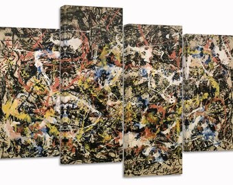 Jackson pollock art | Etsy
