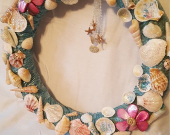 Seashell wreath | Etsy