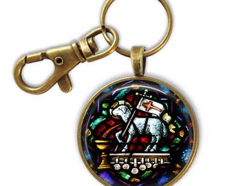 Catholic keychain | Etsy