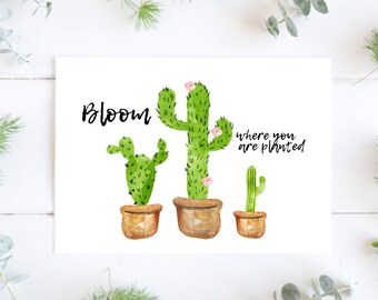 Bloom where you are | Etsy