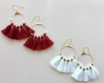 Tassel earrings | Etsy
