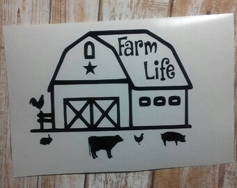 Farm decals | Etsy