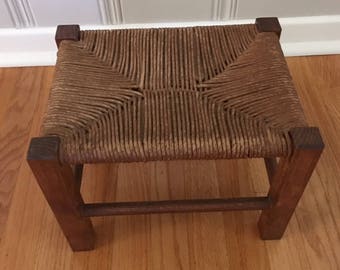 Wood foot stool | Etsy