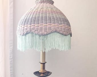 Wicker lamp shade | Etsy