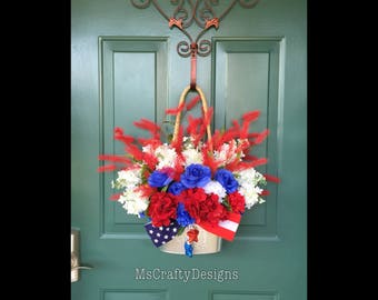 Veterans day wreath | Etsy