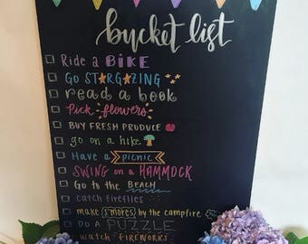 Summer bucket list | Etsy