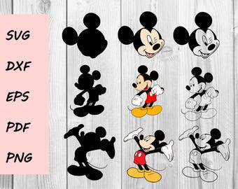 Mickey mouse svg | Etsy