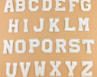 Letter patches | Etsy