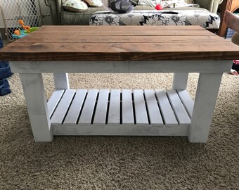 Farmhouse coffee table | Etsy