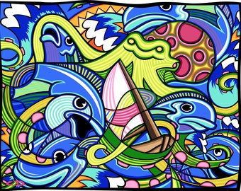 Florida Grown Vinyl Sticker Decal 3h x 11.75w