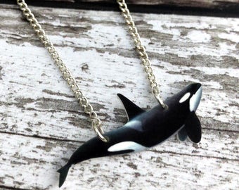 Orca pendant | Etsy
