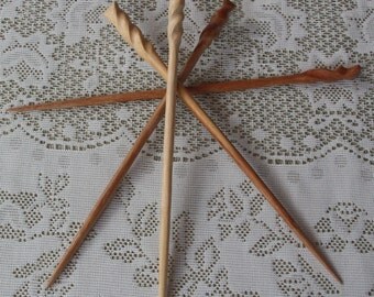 Wooden hair pin | Etsy