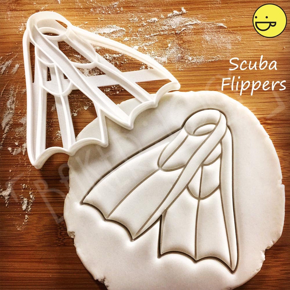 Scuba Flippers Cookie Cutter Diver cutters also suitable for