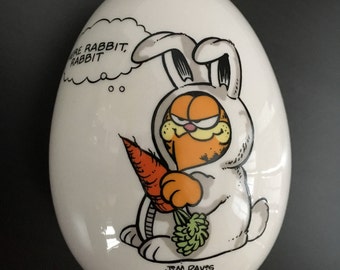 Ceramic garfield | Etsy