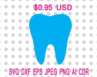 Tooth svg | Etsy