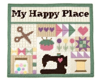 PATTERN: Spring Welcome Wall Hanging in Plastic Canvas
