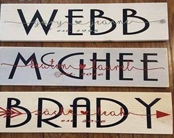 Two last names | Etsy