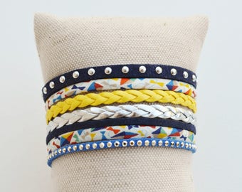 Navy liberty cuffs | Etsy