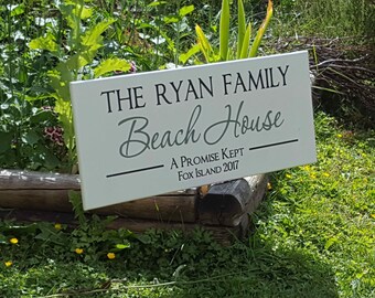 Beach house signs | Etsy