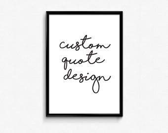 Poster with words | Etsy