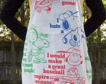 Snoopy apron | Etsy