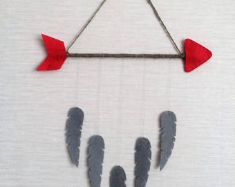 Feather mobile | Etsy