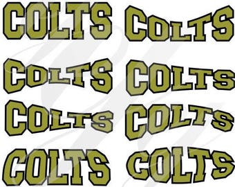 Colts svg | Etsy