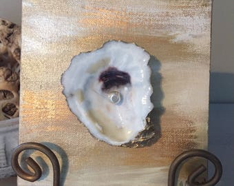 Painted oyster shell | Etsy