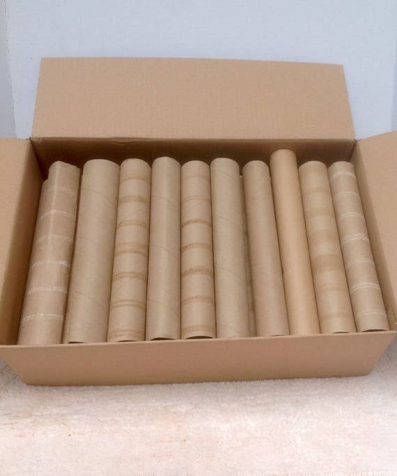 43 Recycled Paper Towel Rolls PT Tubes Cardboard Rolls