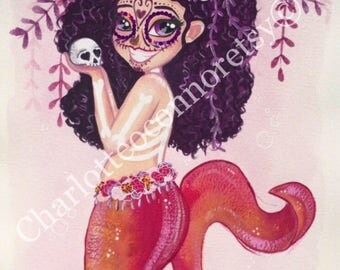Marigold Mermaid fine art print