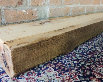 Reclaimed Barn Beam Shelf 61 x 8 x 4