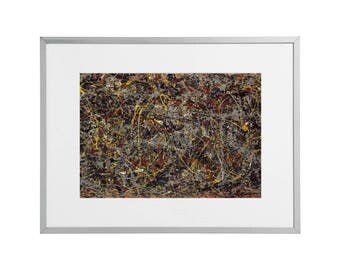 Jackson pollock art | Etsy