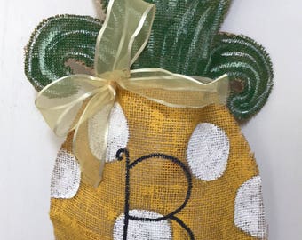 Pineapple door decor | Etsy