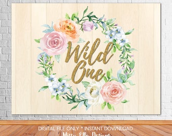 Wild one backdrop | Etsy