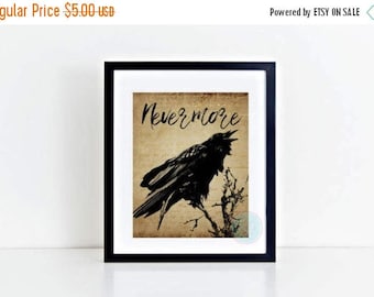 Nevermore art | Etsy