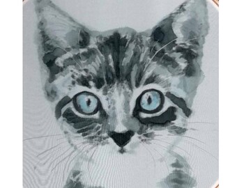 Cat painting | Etsy