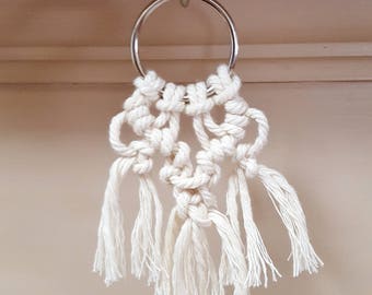 Macrame keychain | Etsy