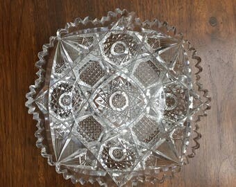 Lead crystal plates | Etsy