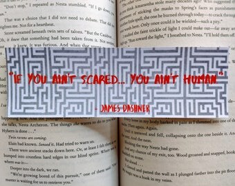 THE MAZE RUNNER Quote Pendant Necklace or Keychain