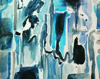 Blues Art Etsy