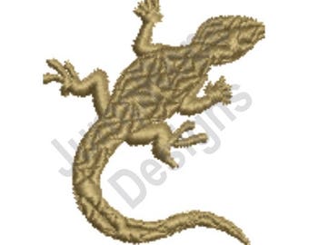 Lizard embroidery | Etsy