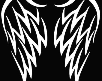 Angel wing decal | Etsy