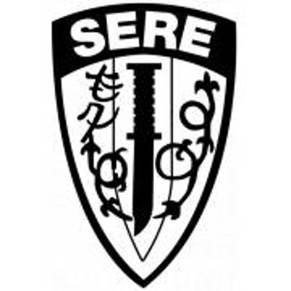 SERE logo DXF file format survival evasion resistance and